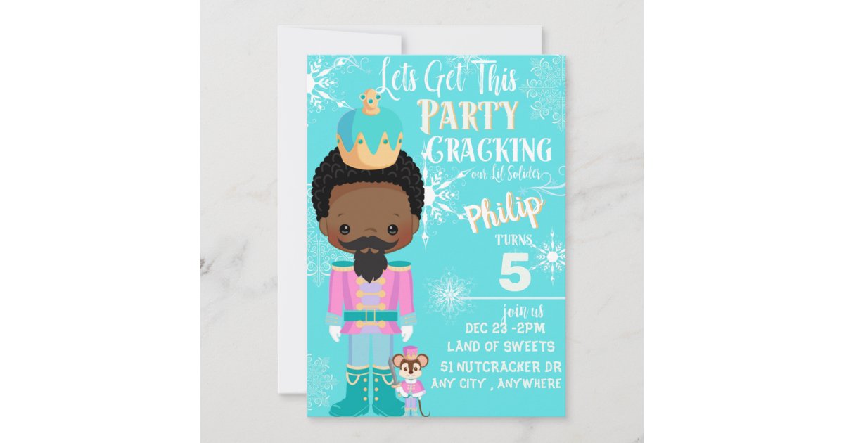 Lets Get It Cracking Birthday Invitation Card | Zazzle
