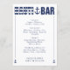Let's Get Nauti Nautical Wedding Bar Drinks Menu | Zazzle