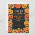 Let's Get Smashed Adult Halloween Party Invitation | Zazzle