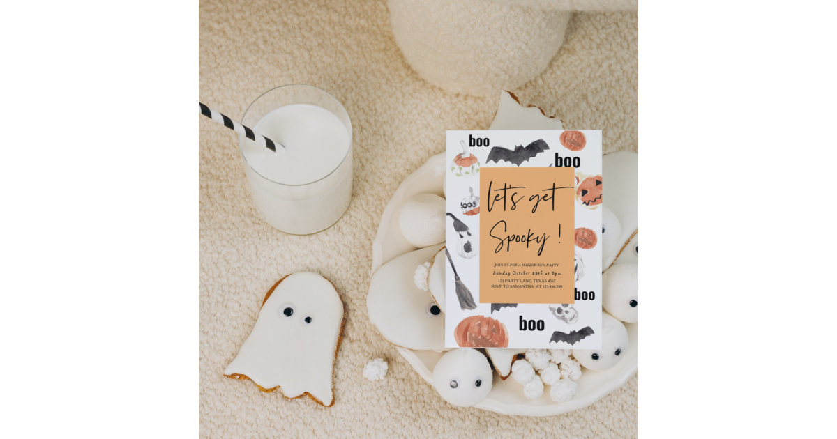 Let's get Spooky | Halloween Party | Invitation | Zazzle