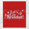 Let's Go Brandon Bandana Wine Labels | Zazzle