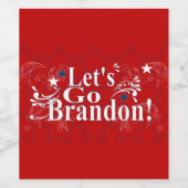 Let's Go Brandon Bandana Wine Labels | Zazzle