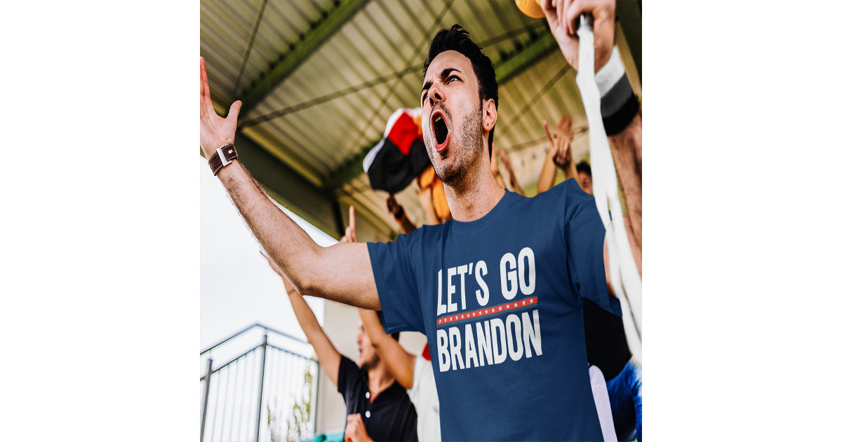 LET'S GO BRANDON Banner Funny Anti Joe Biden T-Shirt | Zazzle