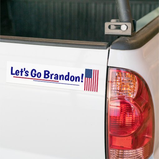 Let's go Brandon Bumper Sticker | Zazzle