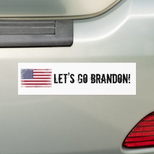 Let's Go Brandon Conservative Bumper Sticker | Zazzle