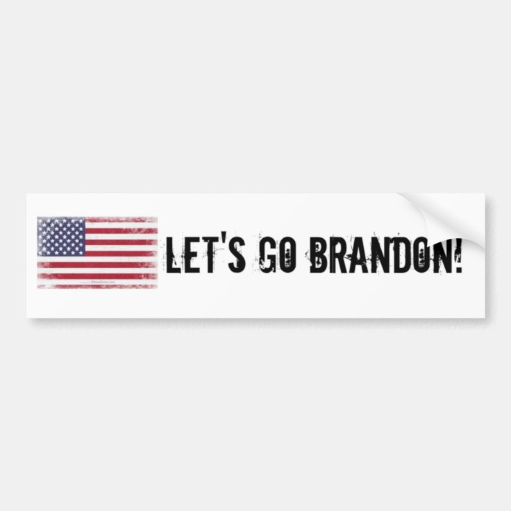Let's Go Brandon Conservative Bumper Sticker | Zazzle