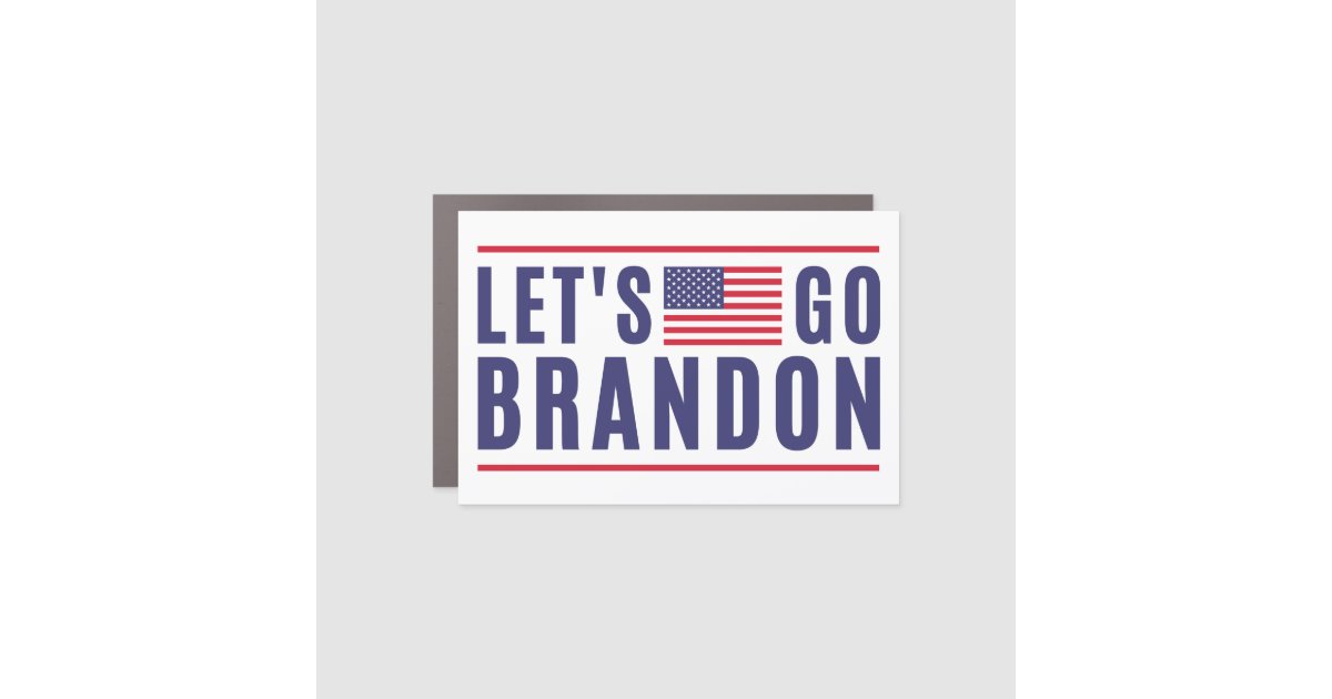 Let's Go Brandon, FJB, Defund the Media, Biden Car Magnet | Zazzle