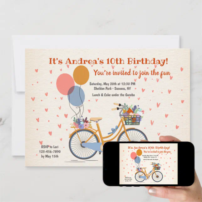 Let's Go For A Ride Invitation | Zazzle