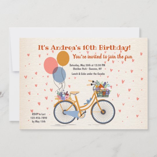Let's Go For A Ride Invitation | Zazzle.com