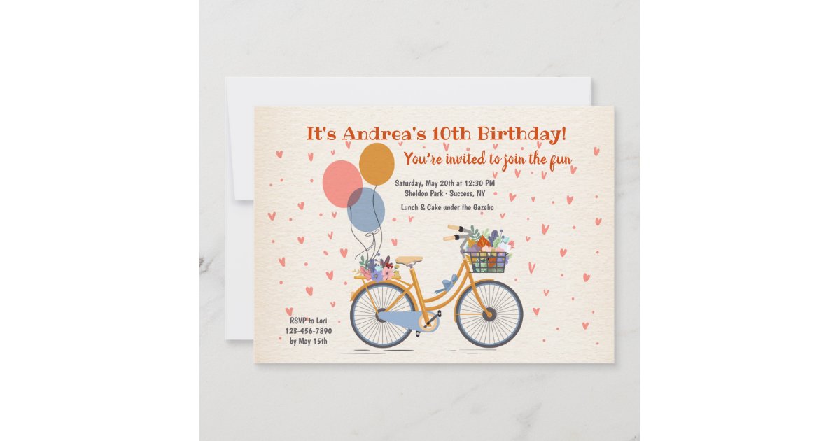 Let's Go For A Ride Invitation | Zazzle
