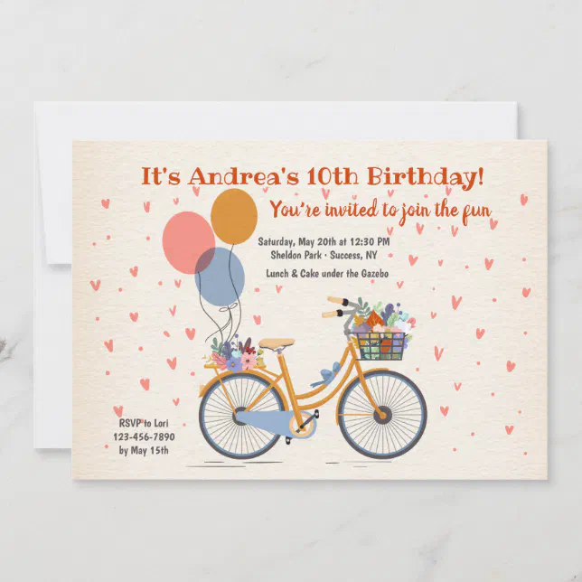 Let's Go For A Ride Invitation | Zazzle