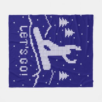 Let's go Snowboarding! Fleece Blanket | Zazzle