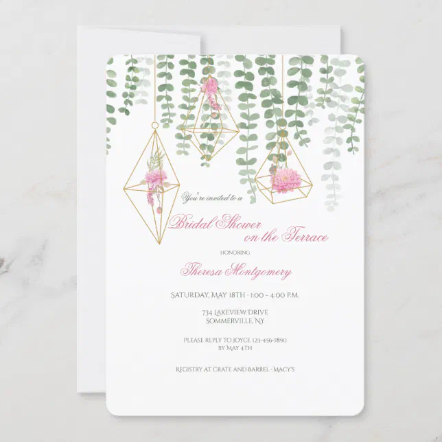 Let's Hang Out Bridal Shower Invitation | Zazzle