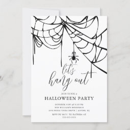 Let's Hang Out Halloween Invitation | Zazzle