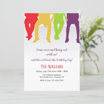 Let's Hang Out Invitation | Zazzle