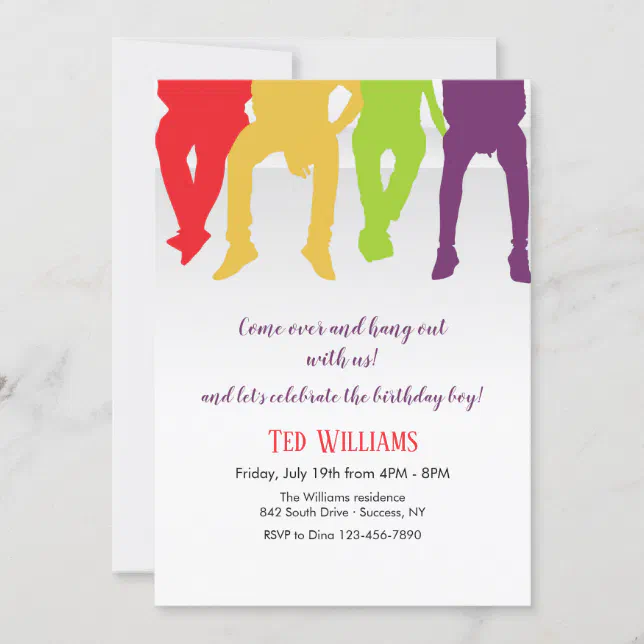 Let's Hang Out Invitation | Zazzle