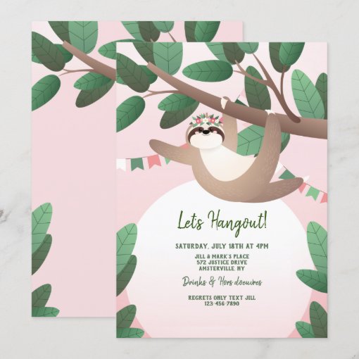Let's Hangout Invitation | Zazzle