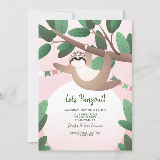 Let's Hangout Invitation | Zazzle.com