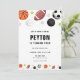 Lets Have a Ball Sports Birthday Invitation | Zazzle