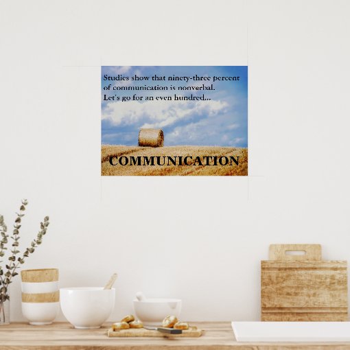Let's improve our communications skills (L) Poster | Zazzle