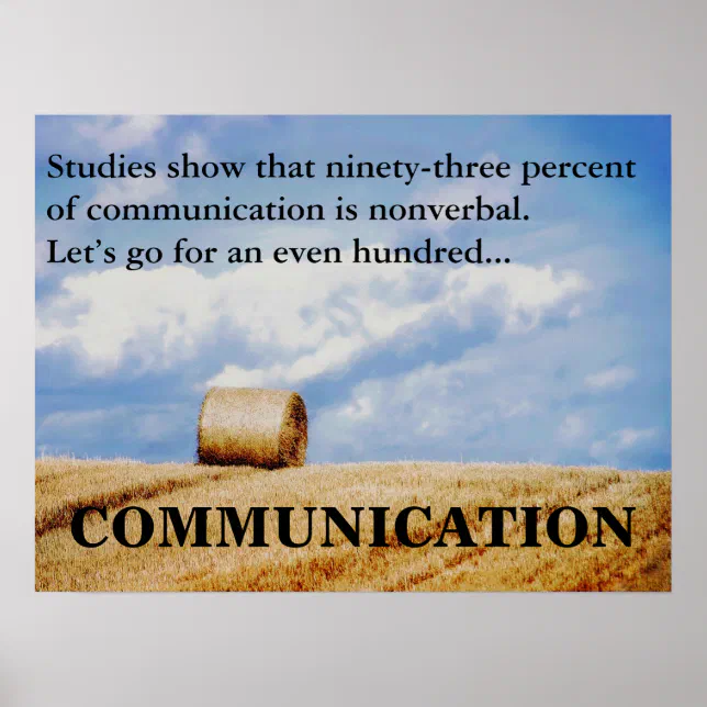 Let's improve our communications skills (L) Poster | Zazzle