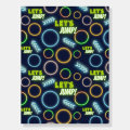 Let's Jump Trampoline Neon Birthday Party Sign | Zazzle