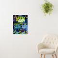 Let's Jump Trampoline Neon Birthday Party Sign | Zazzle