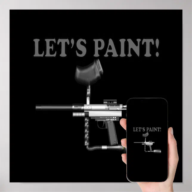 Lets Paint 3 Poster | Zazzle