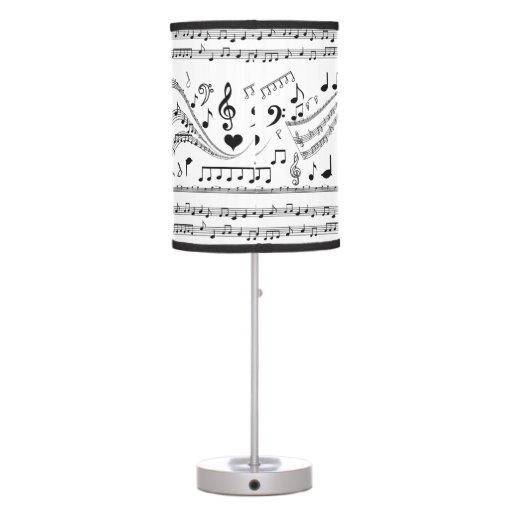 Let's Play Music_ Table Lamp | Zazzle