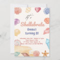 Let's Shellabrate Beach Theme Birthday invitation | Zazzle