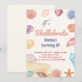 Let's Shellabrate Beach Theme Birthday invitation | Zazzle