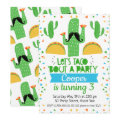 Let's Taco ''bout A Party Birthday Invitation | Zazzle