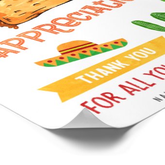 Let's Taco 'bout Appreciation Sign | Zazzle