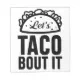 Let's Taco Bout It Notepad | Zazzle