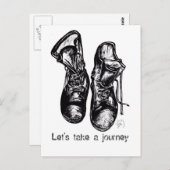 Let's Take a Journey Postcard | Zazzle