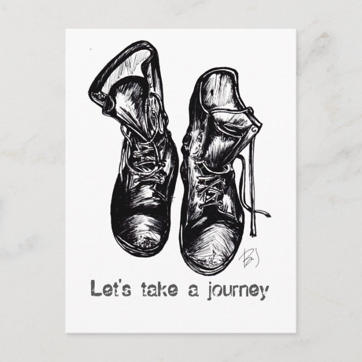 Let's Take a Journey Postcard | Zazzle.com