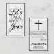Let's Talk About Jesus Business Card | Zazzle