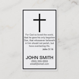 Let's Talk About Jesus Business Card | Zazzle