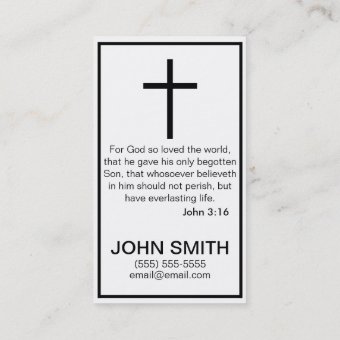 Let's Talk About Jesus Business Card | Zazzle