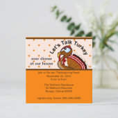 Let's Talk Turkey Invitation | Zazzle