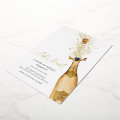 Let's Toast Champagne Engagement Foil Invitation | Zazzle