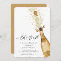 Let's Toast Couples Engagement Party Invitation | Zazzle