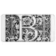 Letter B Medieval Monogram Art Nouveau License Plate | Zazzle