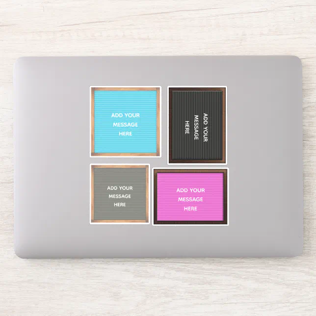 Letter Boards Marquee Signs Custom Message Sticker | Zazzle