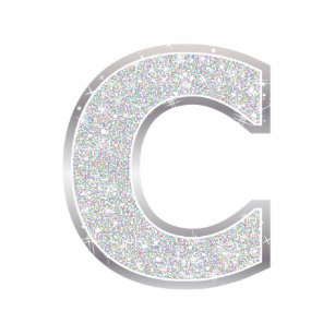 Silver Glitter Photo Statuettes, Cutouts & Sculptures | Zazzle