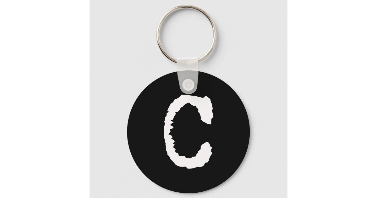 Letter C Keychain | Zazzle