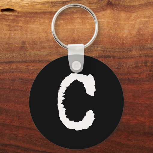 Letter C Keychain | Zazzle
