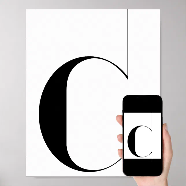 Letter C Poster | Zazzle