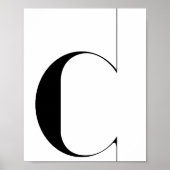 Letter C Poster | Zazzle