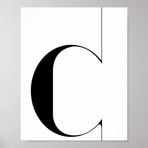 Letter C Poster | Zazzle